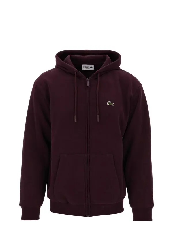 Lacoste Fleece Hoodie - Black