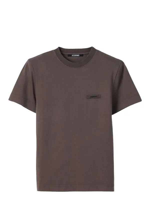 Jacquemus Gros Grain Crewneck T-shirt - Brown