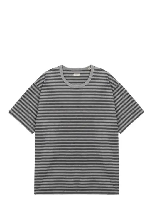 Nanamica Striped Short-sleeved T-shirt - Mixed Gray/gray