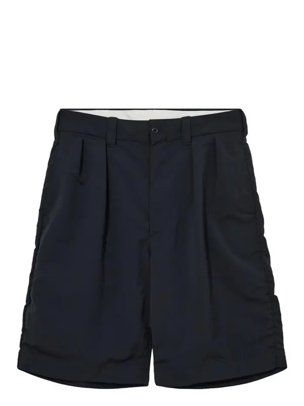 Nanamica Alphadry Double-pleated Shorts - Navy