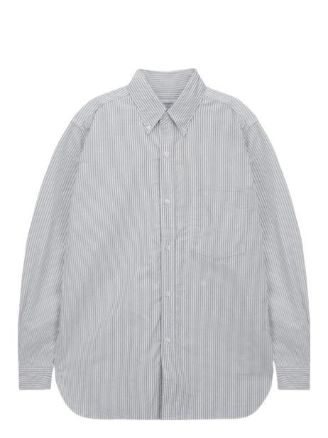 Nanamica Striped Shirt - Navy Blue