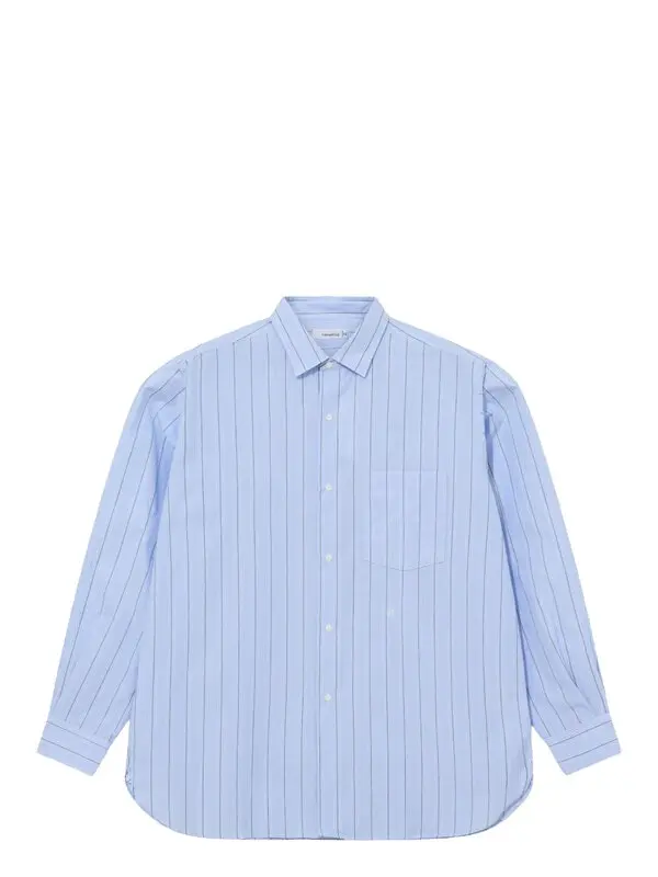 Nanamica Striped Shirt - Light Blue