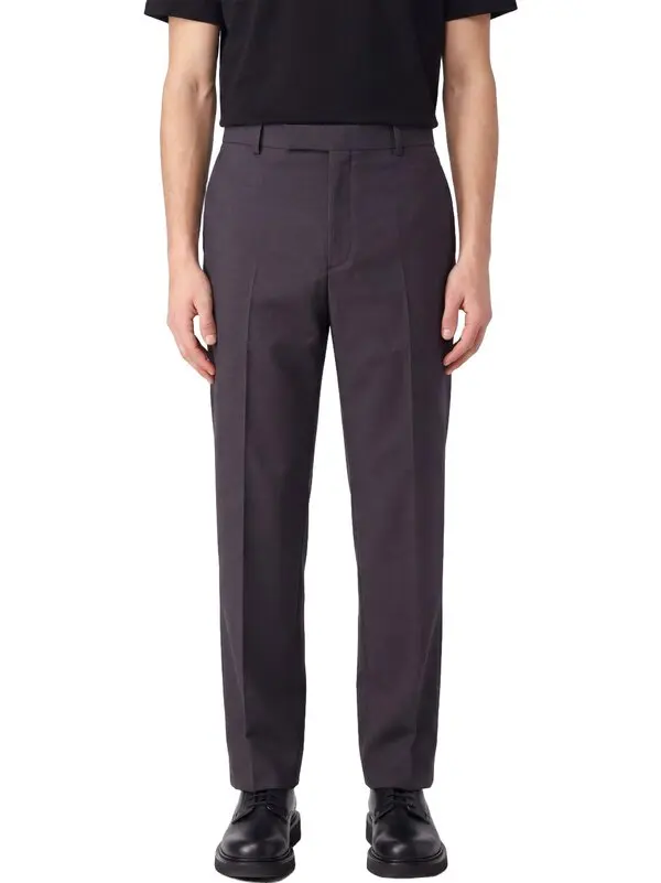 JIL SANDER Tailored Trousers In Virgin Wool And Mohair - Brown