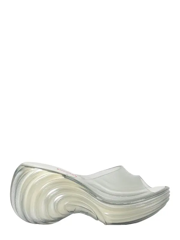 MELISSA X DIESEL Quantum Wedge Sandals From The Collaboration In Pvc - Transparent