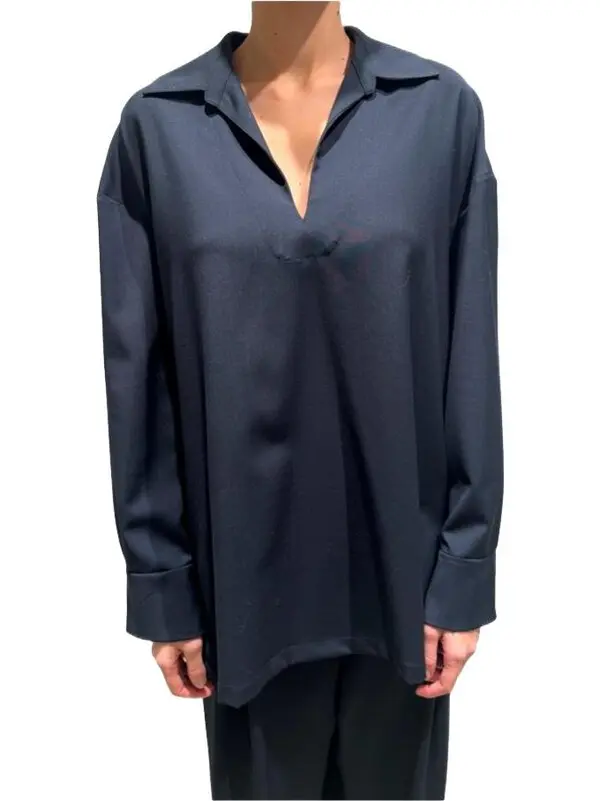 Max Mara Long-sleeved Shirt - Black