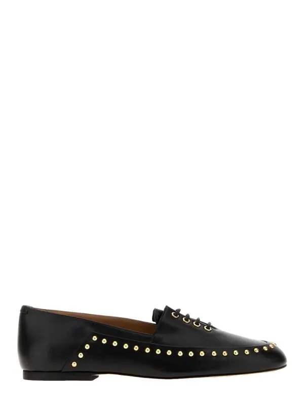 JIL SANDER Elyss Studded Ballet Flats - Black
