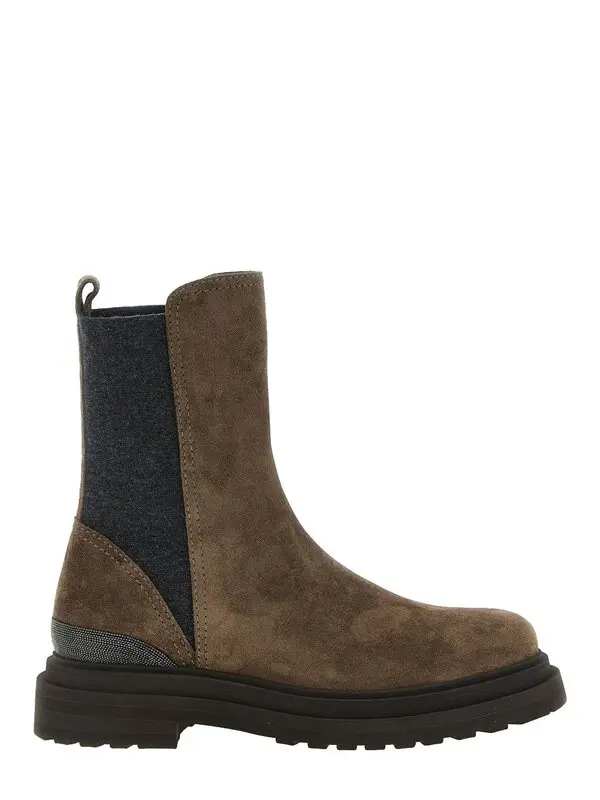 Brunello Cucinelli Chelsea Boots - Brown