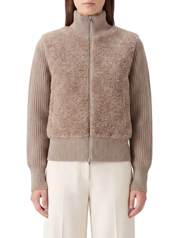 Herno Zip-up Sweater - Rope