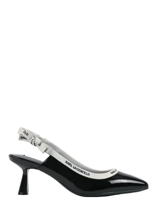 Karl Lagerfeld Pointed-toe Sandals - Black