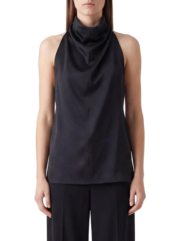 Khaite Halter Neck Top - Black