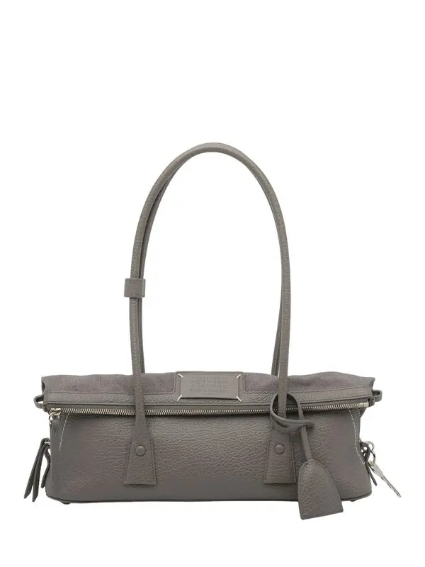 MAISON MARGIELA Calfskin Shoulder Bag - Grey