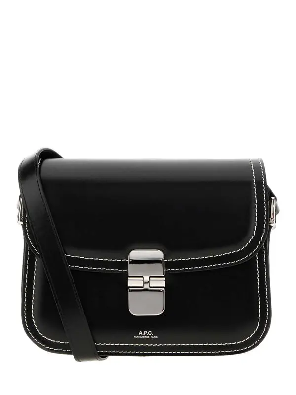 A.p.c. Leather Handbag - Black