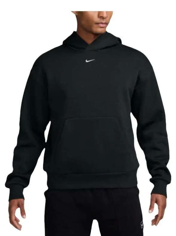 Nike Fleece Pullover Hoodie - Total Black