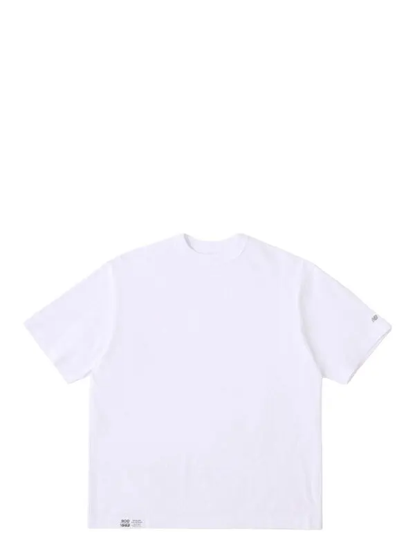 NEW BALANCE Plain Casual T-shirt Asia Sizing - White