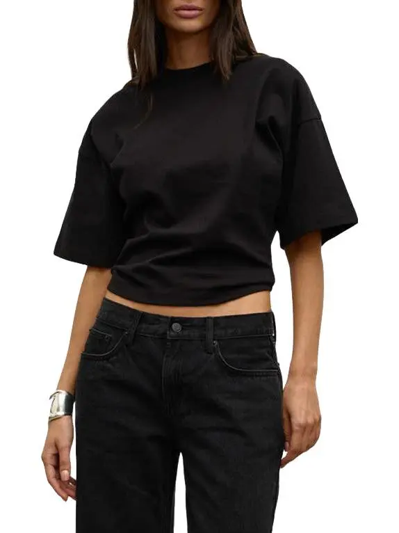 BAYSE Lex Cotton T-shirt - Black