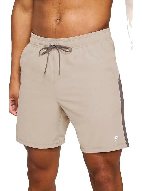 FABLETICS The O2 Run Short 7in - Brutalist Khaki/taupe Slate