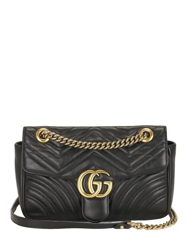 Gucci Gg Marmont Shoulder Bag - Black