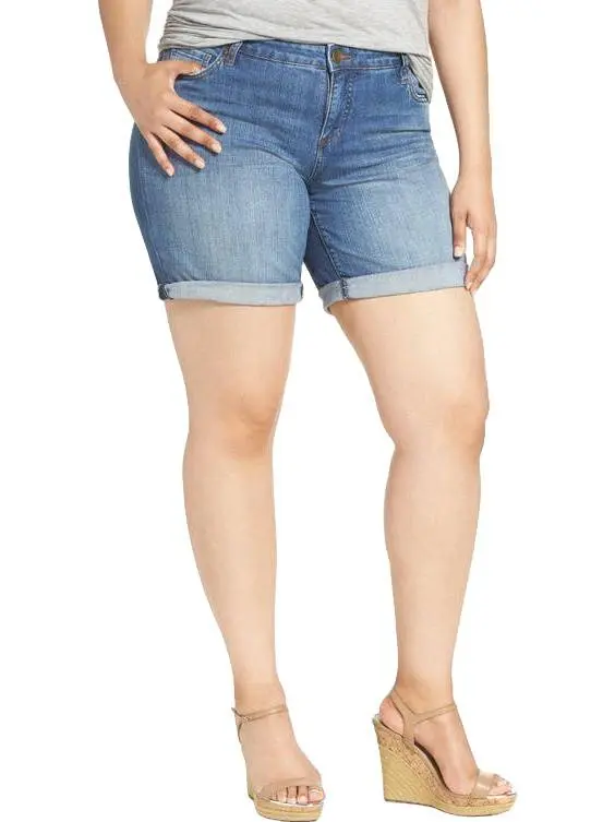 Kut From The Kloth Catherine Denim Boyfriend Shorts - Feminine