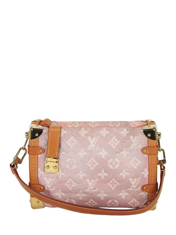 FWRD RENEW Louis Vuitton Monoglam Side Trunk Mm Shoulder Bag - Rose