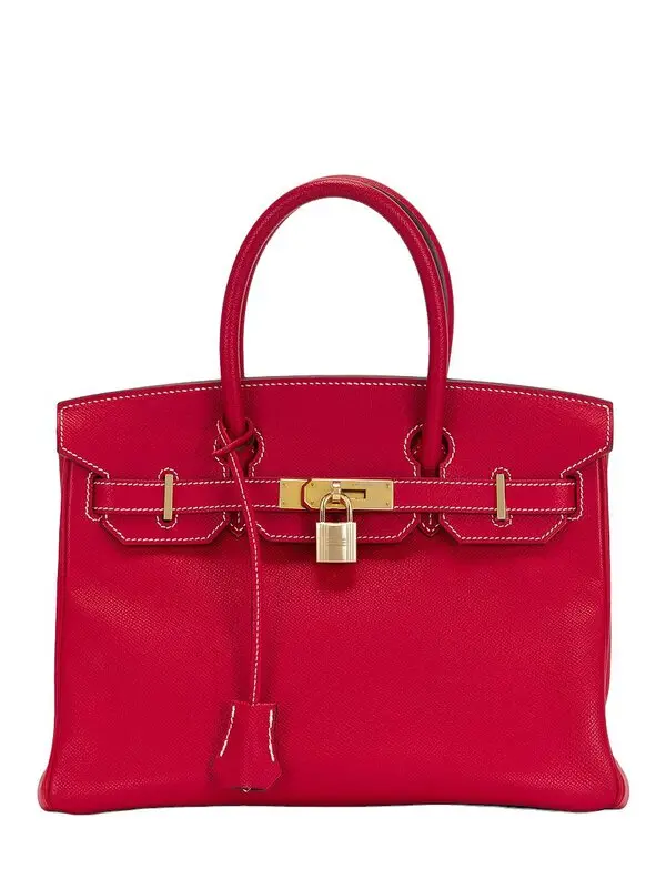 Hermès Epsom Birkin 30 Handbag - Rouge
