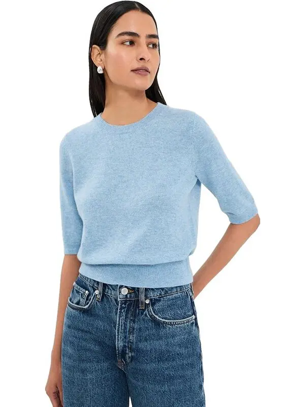 Veronica Beard Shana Cashmere Sweater - Ivory Multi