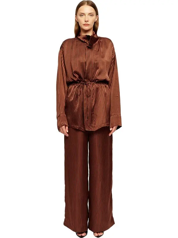 SWF Wide-leg Satin Pants - Interluded
