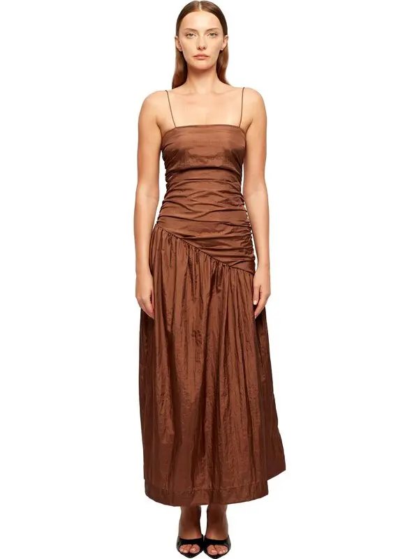 SWF Ruched Strap Midi - Umber