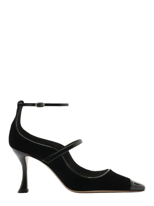 ALEXANDRE BIRMAN Tita Wave 85 Sculptural Stiletto Heels - Black