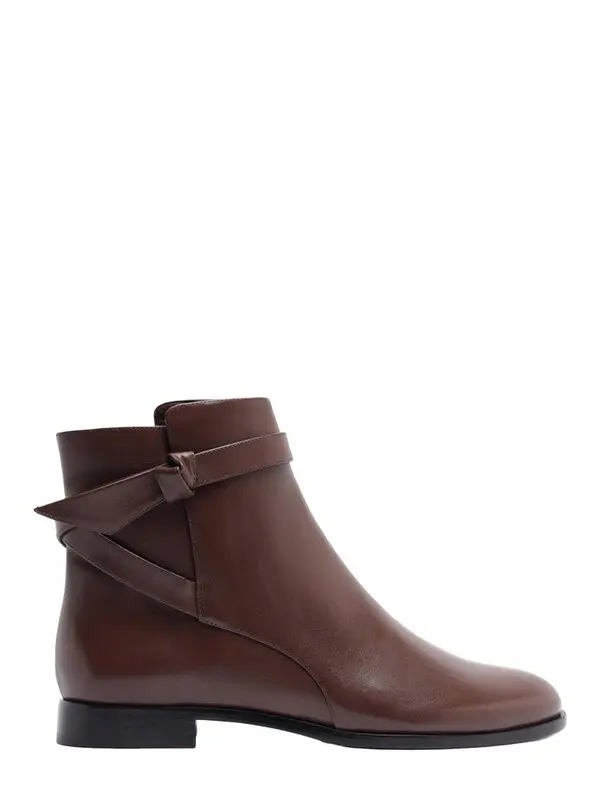 ALEXANDRE BIRMAN Asymmetric Clarita Bootie 15 - Brown