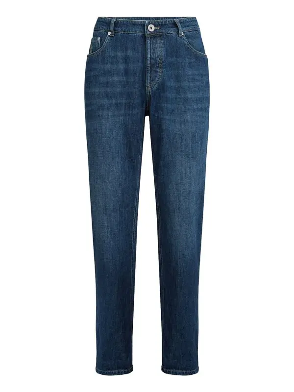 Brunello Cucinelli Slim-leg Jeans - Blue