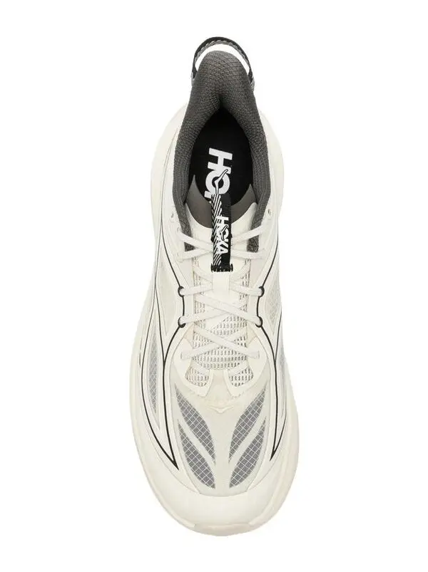 Hoka One One Mach Remastered Logo-detail Sneakers - White