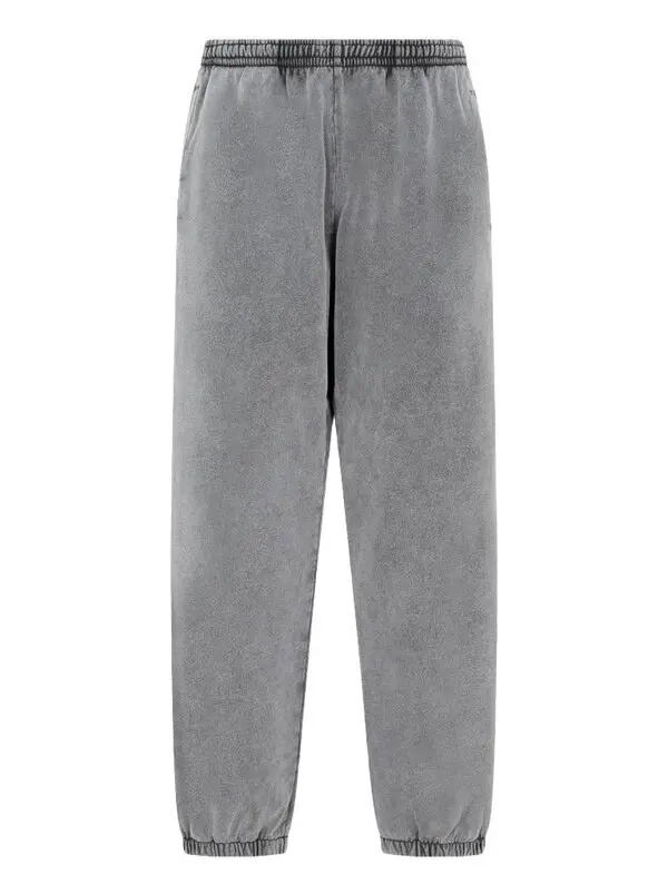 Acne Studios Logo Patch Drawstring Trousers - Gray