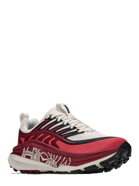 HOKA® Stinson All-terrain Running Shoe - Alabaster/varsity Burgundy