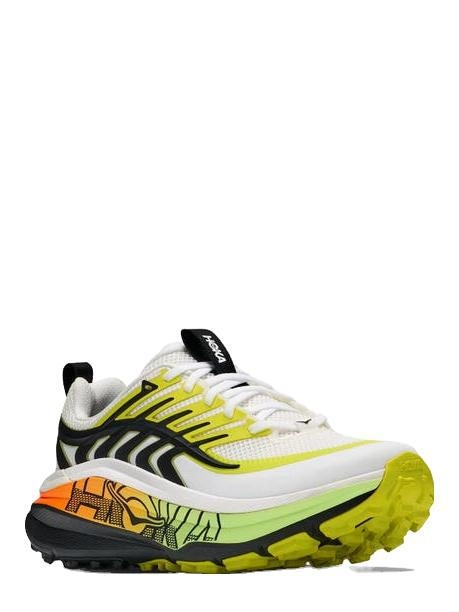 HOKA® Stinson All-terrain Running Shoe - Frost/black