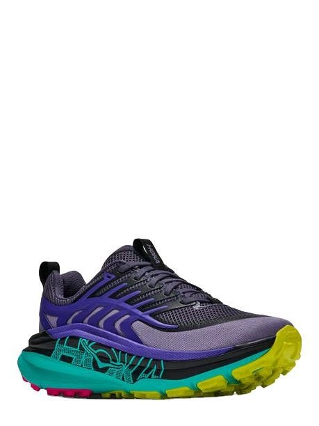 HOKA® Stinson All-terrain Running Shoe - Squid Ink/electric Aqua
