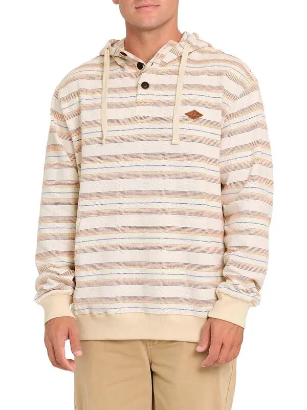 BILLABONG Striped Hoodie - Oatmeal