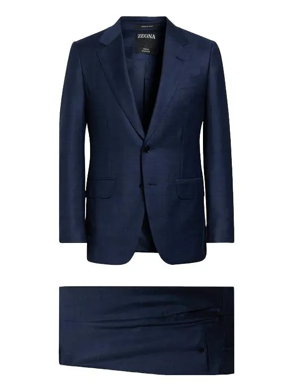 Zegna Trofeo Wool Suit - Blue
