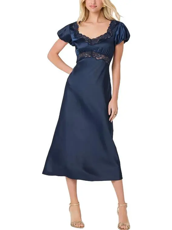 Astr The Label Almandina Dress - Navy