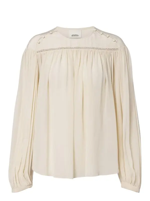 Isabel Marant Étoile Nuna Silk Blouse - White