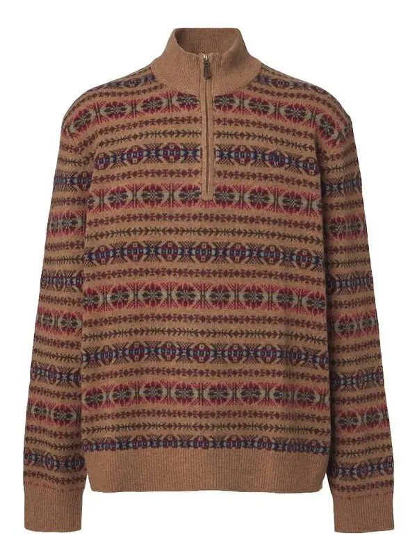 Polo Ralph Lauren Fair Isle Wool Half-zip Sweater - Multicoloured