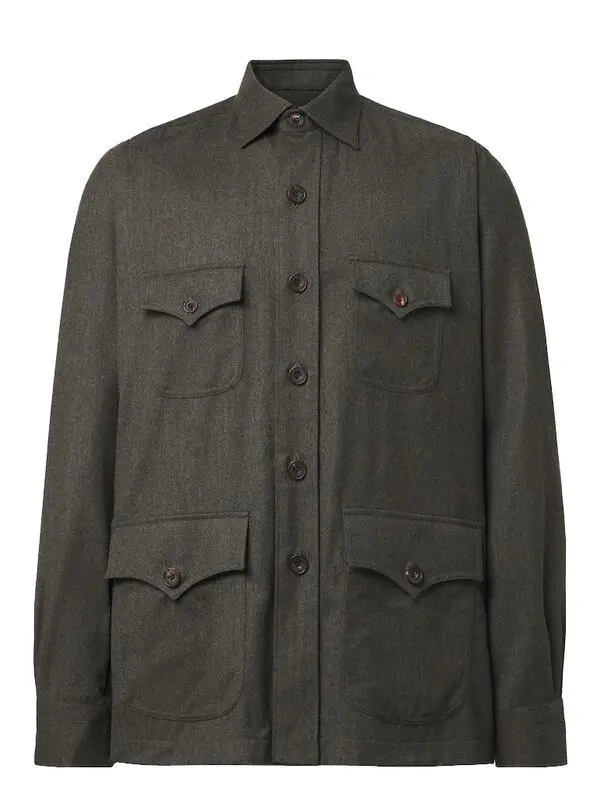 Rubinacci Wool Jacket - Green