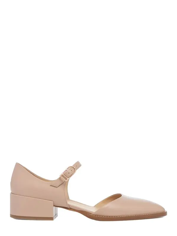 Gabriela Hearst Riley Sandal In Leather - Nude