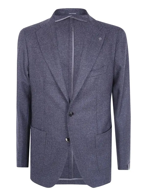 Tagliatore Montecarlo Single-breasted Wool And Cashmere Jacket - Gray