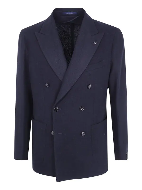 Tagliatore Jacket Double Breasted "montecarlo - Blue