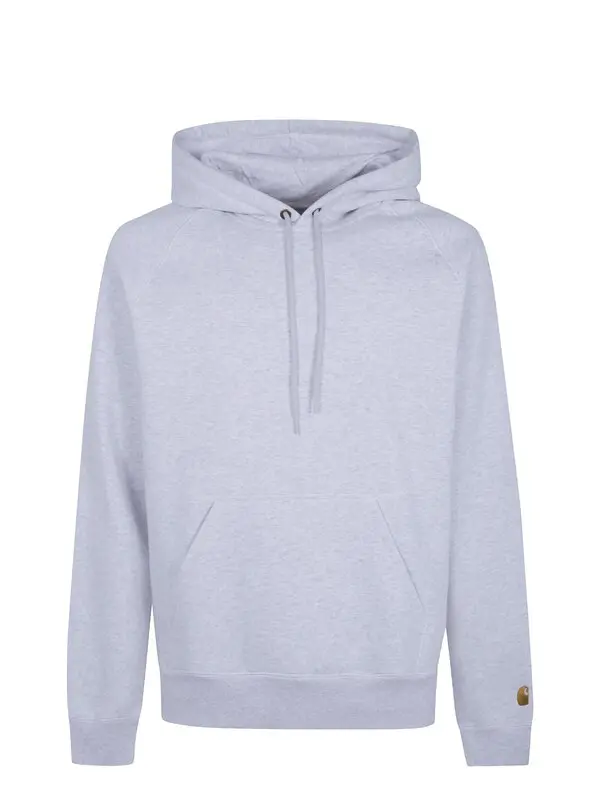 Carhartt Work In Progress Sweatshirt Hooded "chase - Gray