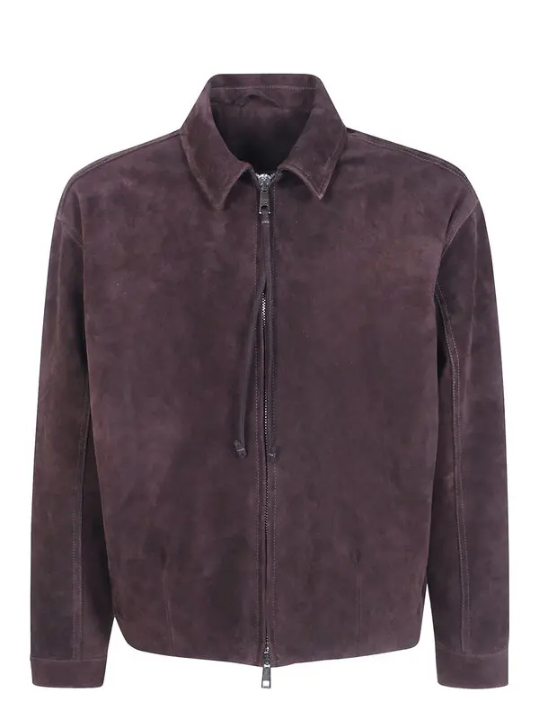 GIORGIO BRATO Jacket Suede "gu27f.28005.bcsd Dark - Brown