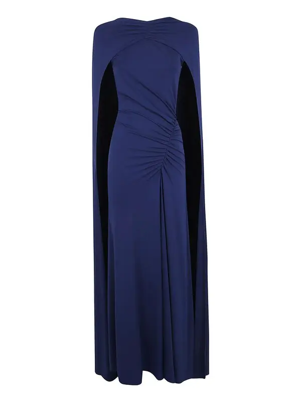 Simkhai Coat Cape Gown "demi - Blue