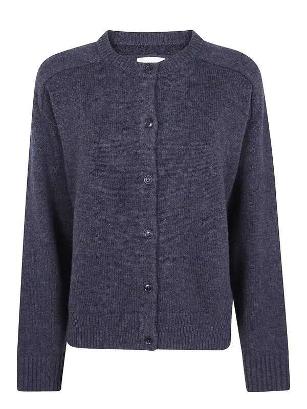 Loulou De Saison Wool Cashmere Cardigan - Gray