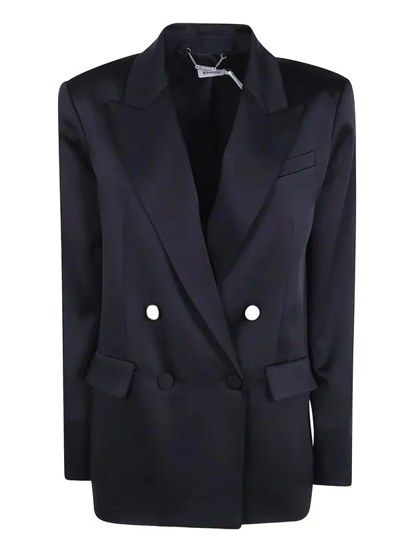 Simkhai Jacket Double Breasted "norah - Black