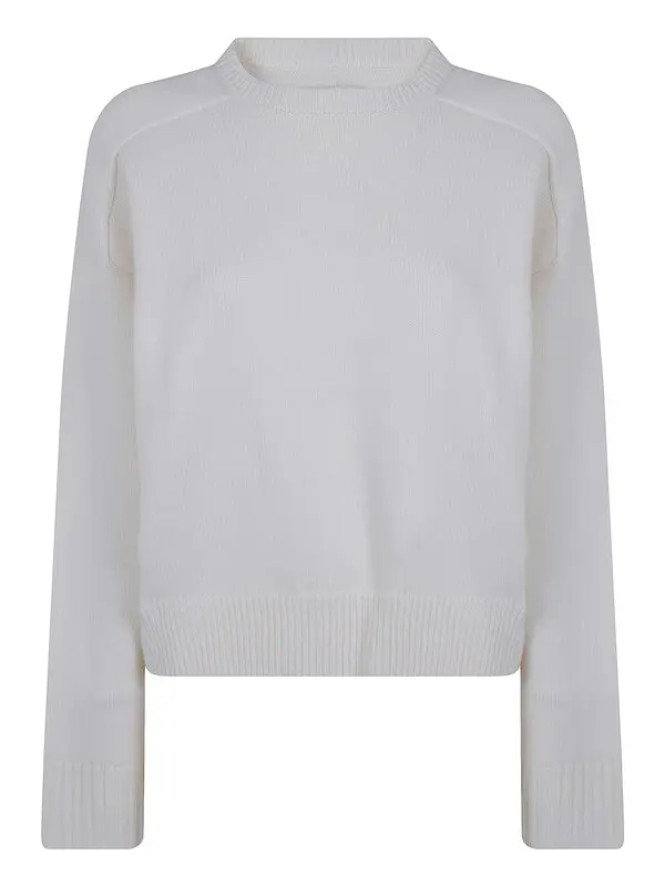 Loulou De Saison Sweater Wool Cashmere "breha - White